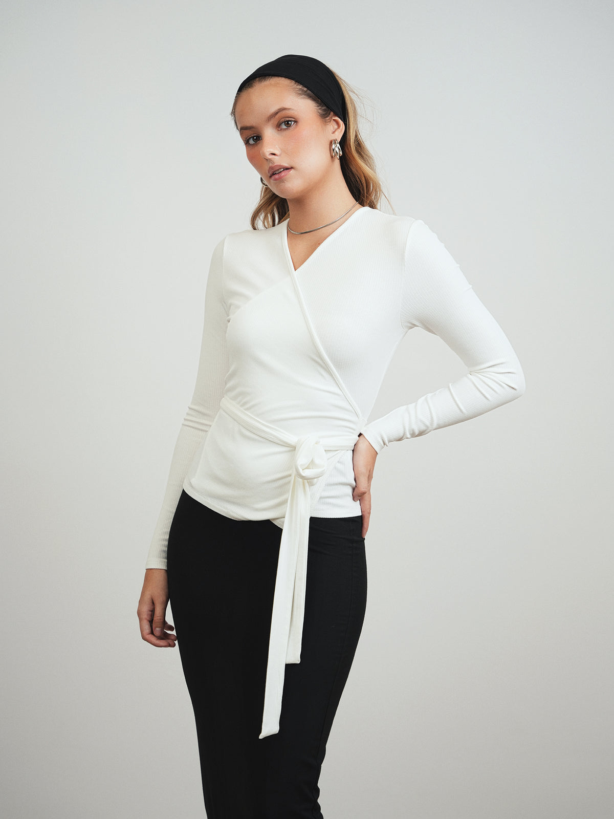 Wrap Soft Rib T-Shirt – udelny.com